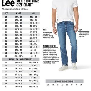 Lee Men's Extreme Motion Flat Front Short, Stone, 33