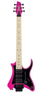 traveler guitar electric guitar 6 string vaibrant standard, right, hot pink, (v88s hpkgmp)