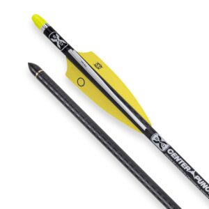 tenpoint evo-x non-lighted centerpunch - 20" carbon crossbow arrows, pack of 6 - with alpha-nock hp & hp aluminum bushing