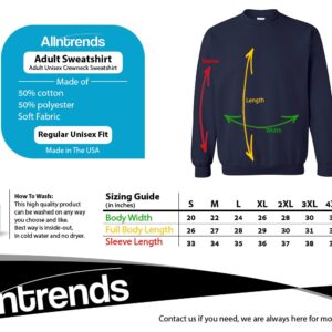 ALLNTRENDS Adult Sweatshirt Ireland 4 Leaf Clover Lucky St Patrick's Irish Top (L, Forest Green)