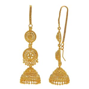 Jwellmart Gold Plated Alloy Jhumka Earrings for Women