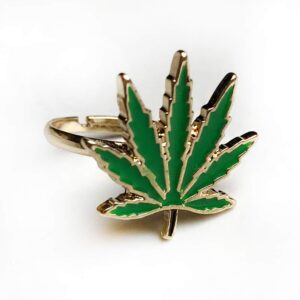 Yooce 420 Leaf Ring Jewelry, 2 Pcs