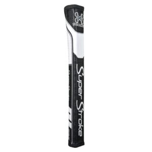 superstroke traxion pistol gt™ 2.0 golf putter grip, black/white (pistol gt™ 2.0 tour) | advanced surface texture that improves feedback and tack | minimize grip pressure | tech-port