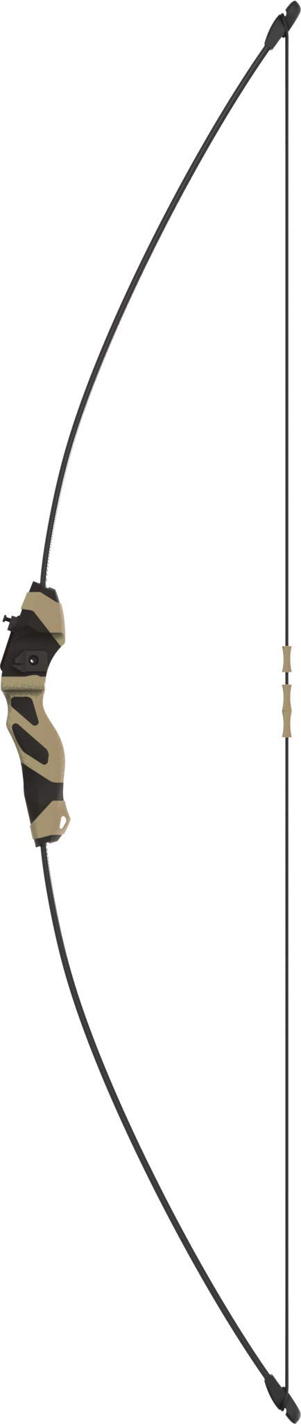 Barnett Quicksilver Recurve Bow, Youth Bow Ages 5-8, with 2 Fiberglass Arrows, in Mossy Oak Bottomland Camo