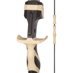 Barnett Quicksilver Recurve Bow, Youth Bow Ages 5-8, with 2 Fiberglass Arrows, in Mossy Oak Bottomland Camo