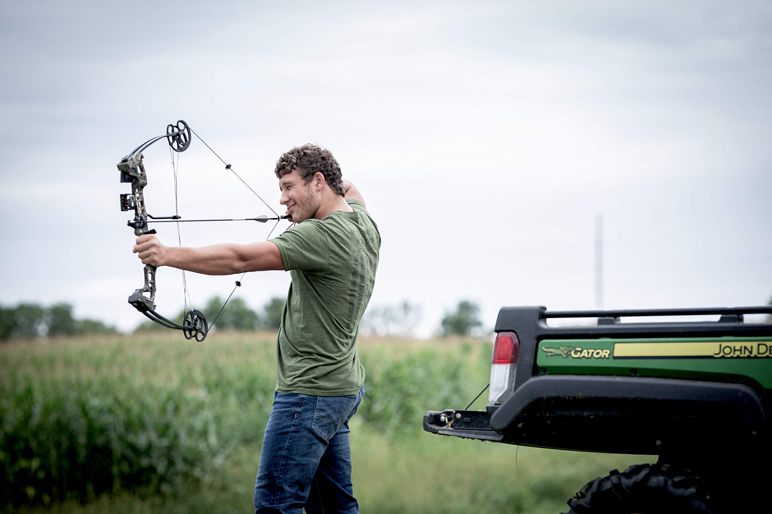 Barnett Vortex Compound Bow, Youth Bow for Teens,Attached Quiver, in Mossy Oak Break-Up Country