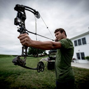 Barnett Vortex Compound Bow, Youth Bow for Teens,Attached Quiver, in Mossy Oak Break-Up Country