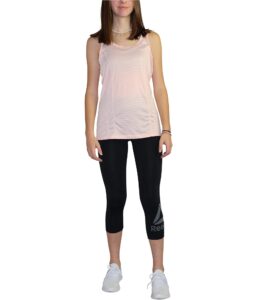 reebok womens running yoga tank top pink xl