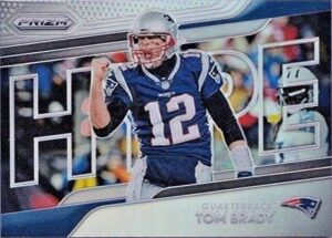 2018 panini prizm hype prizm #1 tom brady patriots football card nm-mt