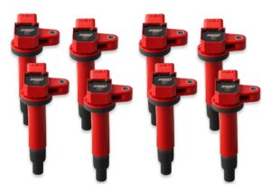 82218 msd ignition coil - blaster series - toyota/lexus v8-4.3l/4.7l - red - 8-pack