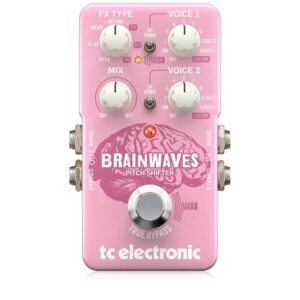 tc electronic brainwaves pitch shifter exceptional pitch shifter with studio-grade algorithms, 4 octave dual voices and groundbreaking mash footswitch