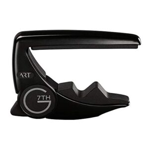 g7th performance 3 capo with art (steel string satin black)