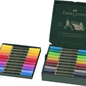 Faber-Castell Albrecht Durer Watercolor Markers - Wallet of 20, Watercolor Dual Tip Markers