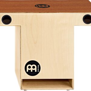 Meinl Percussion Turbo Slaptop Cajon Box Drum with Internal Snares and Bass for Acoustic Music — NOT Made in China — Play with Your Hands, Mahogany, 2-Year Warranty (TOPCAJ2MH)