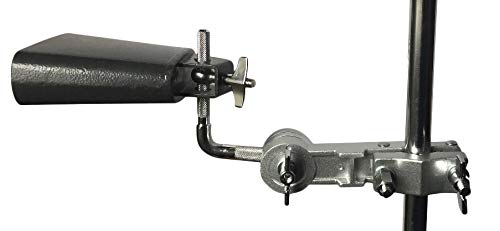 Cowbell Mounting Clamp with L rod for Drum Set - ROSS Percussion