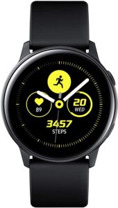 samsung galaxy watch active (40mm, gps, bluetooth ) smart watch with fitness tracking, and sleep analysis - black (us version)