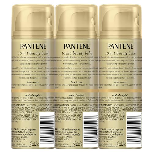 Pantene, Beauty Balm, Softness, Strength and Shines, Pro-V , 5.1 Fl Oz (Pack of 3)