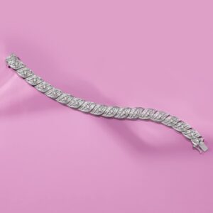 Ross-Simons 1.00 ct. t.w. Diamond Bracelet in Sterling Silver. 8 inches