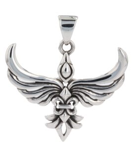 jewelry trends rising phoenix modern style sterling silver pendant