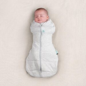 ergoPouch 1.0 Tog Jersey Sleeping Bag - Organic Cotton Baby Sleeping Bag, Made of Soft & Breathable Material for Peaceful Night's Sleep (Grey Marle, 8-24 months)