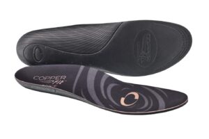 copper fit balance copper infused orthotic insole, large set of 2 packs (4 insoles total)