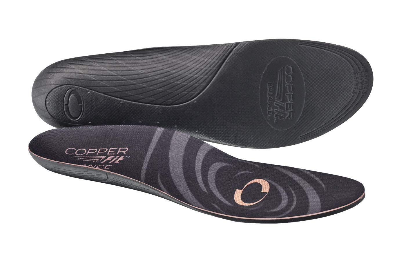 Copper Fit Balance Copper Infused Orthotic Insole, Large Set of 2 Packs (4 Insoles Total)