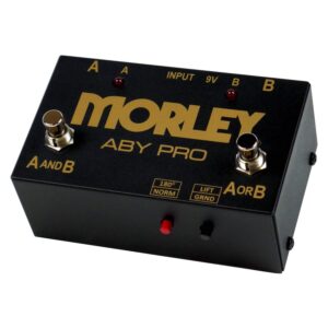 Morley ABY Pro 2-Button ABY Signal Switcher Pedal