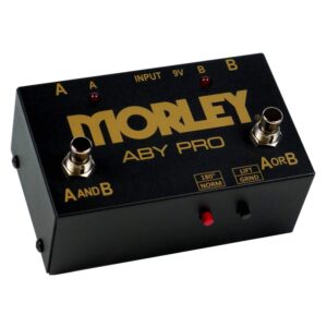 Morley ABY Pro 2-Button ABY Signal Switcher Pedal