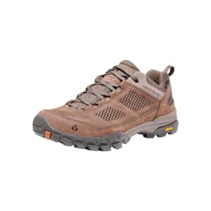 vasque men's talus low waterproof hiking shoe, brown olive/ginger, 11 medium