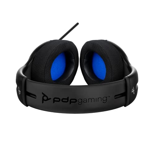 PDP LVL50 Wired Headset with Noise Cancelling Microphone: Black - PS5/PS4