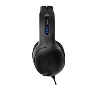 PDP LVL50 Wired Headset with Noise Cancelling Microphone: Black - PS5/PS4