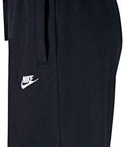 Nike Men's Sportswear Club Short Jersey, Black/White, Medium