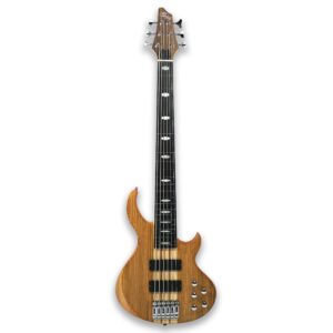 fretless 6 string electric bass guitar millettia laurentii+okoume body