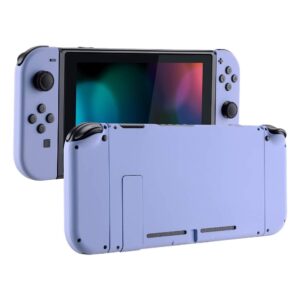 extremerate diy replacement shell buttons for nintendo switch, light violet back plate for switch console, custom housing with full set buttons for joycon handheld controller [only shell, no console]