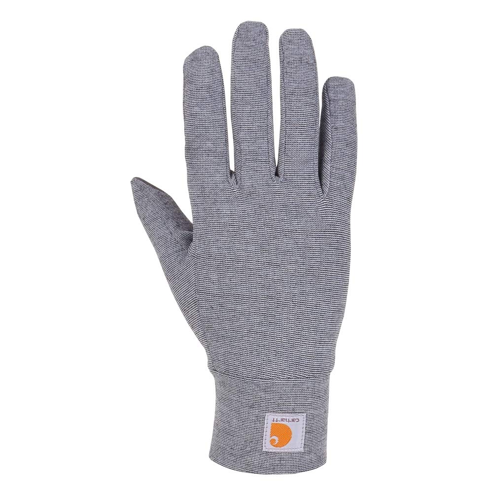 Carhartt womens Heavyweight Force Liner Cold Weather Gloves, Shadow Heather, Medium US