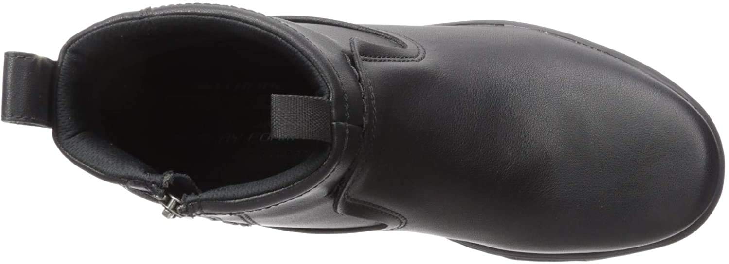 Skechers Men's RESMENT-Korver Chelsea Boot, Black/Black, 11 Medium US