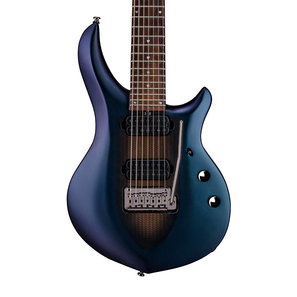 Sterling By MusicMan 7 String Solid-Body Electric Guitar, Right, Arctic Dream (MAJ170-ADR)