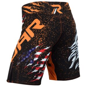 ROAR MMA Boxing Shorts Mixed Martial Art Muay Thai BJJ Grappling Fighting (X-Large, American-Eagle)