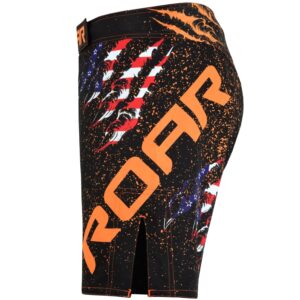 ROAR MMA Boxing Shorts Mixed Martial Art Muay Thai BJJ Grappling Fighting (X-Large, American-Eagle)