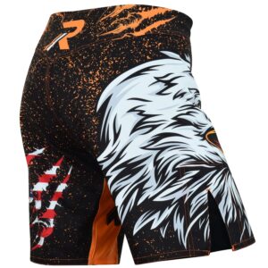 ROAR MMA Boxing Shorts Mixed Martial Art Muay Thai BJJ Grappling Fighting (X-Large, American-Eagle)