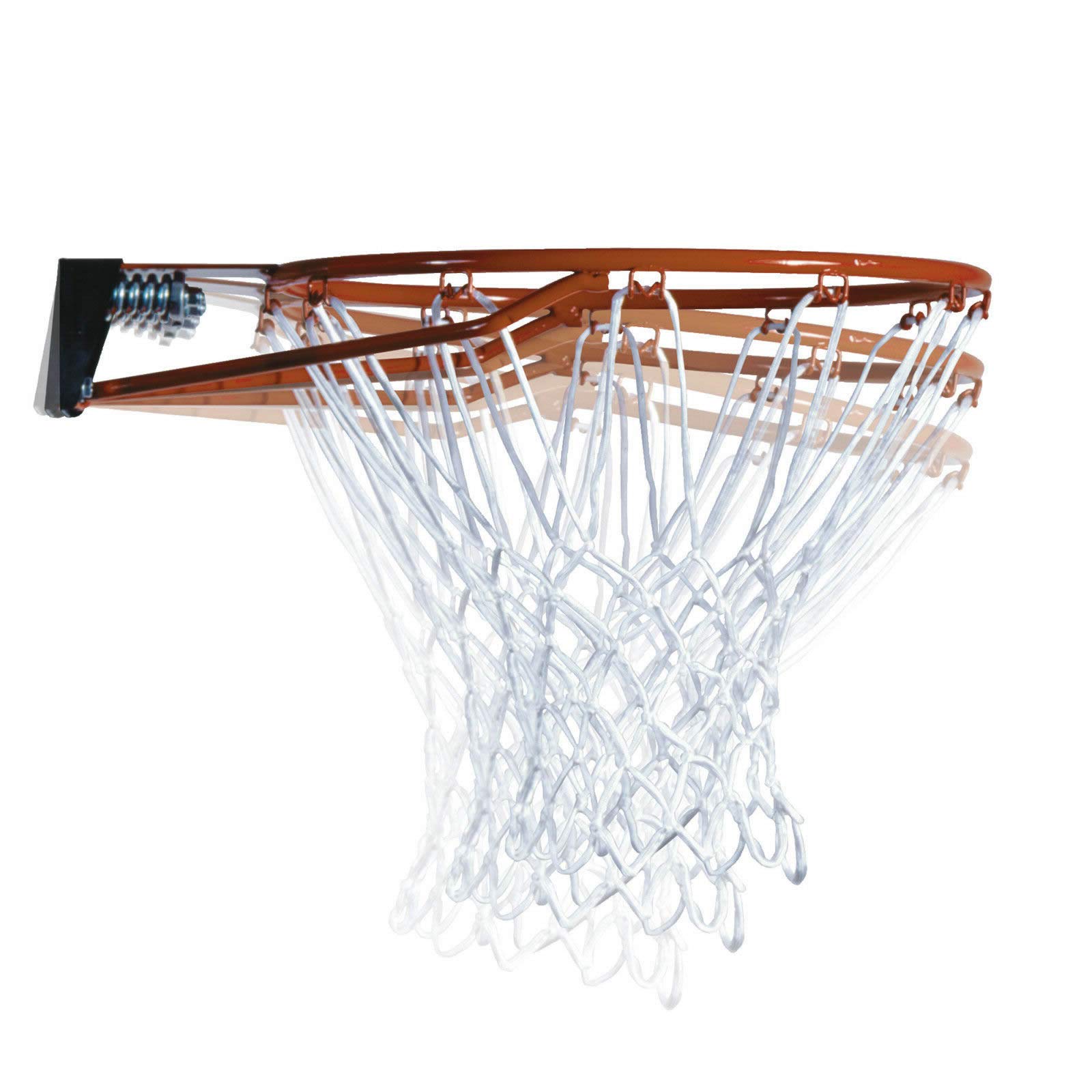 Cirocco Acrylic 44" In Ground Basketball Hoop System | 7.5'-10' Height Adjustable Sturdy High Impact Absorb Backboard Heavy Duty 3.5" Pole All Weather Resistance 5/8" Steel Ring Outdoor Game Practice