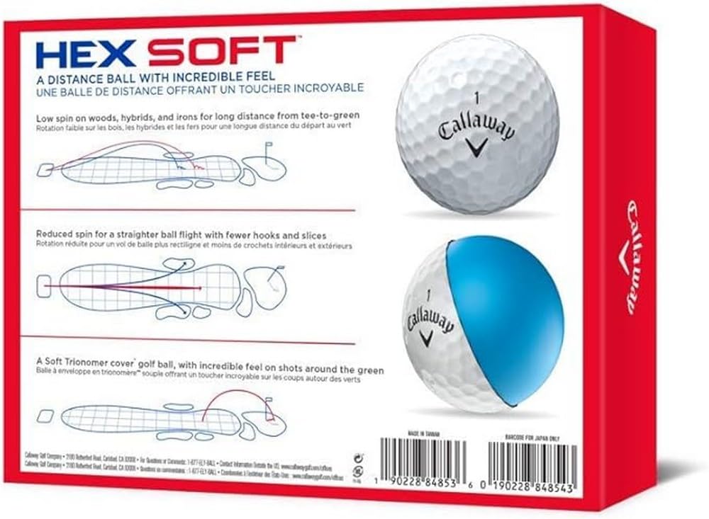 Callaway Hex Soft Golf Balls (One Dozen) White