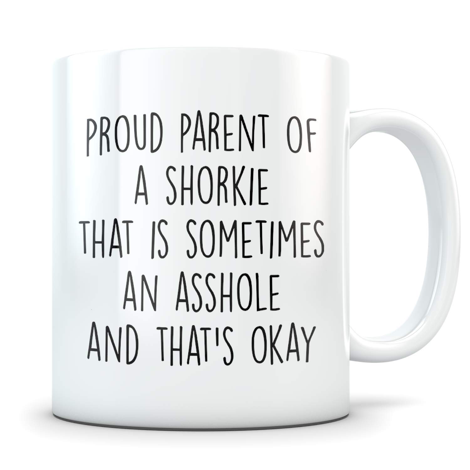 Shorkie Gift for Women and Men - Funny Shorki Dog Mug for Him or Her - Great Dog Mom or Dad Coffee Cup for K-9 Lovers - Pet Themed Present