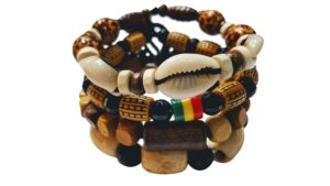 novarena 1-24 pcs bracelets and necklaces for men women beaded bracelets multi layer stackable ethnic tribal african traditional (4 pcs bracelets set - style a)