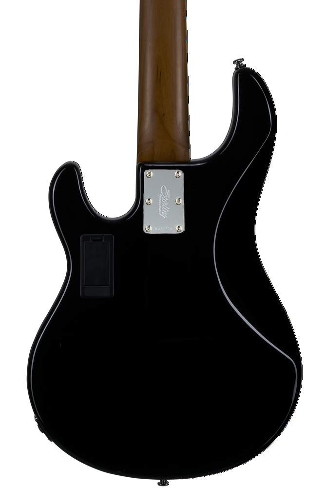 Sterling By MusicMan 5 String Bass Guitar, Right, Black (RAY35-BK-R2)