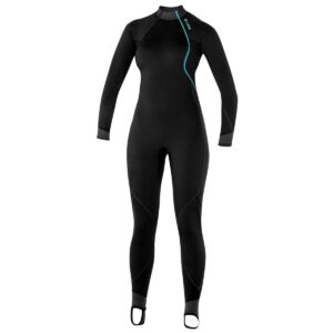 bare exowear women's full suit: multi-sport suit, protects against the cold & sun, size: 06