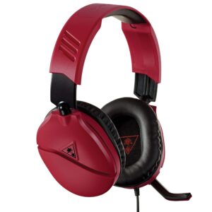 turtle beach recon 70n midnight red gaming headset for nintendo switch, ps5, ps4, xbox series x|s, xbox one & pc