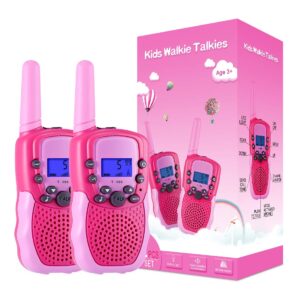 selieve toys for 3-12 year old girls boys, walkie talkies for kids 22 channels 2 way radio toy with backlit lcd flashlight, 3 miles range for outside, camping, hiking