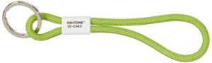 copenhagen design pantone key chain s, short key hanger, nylon, green, greenery 15-0343, colro of the year 2017