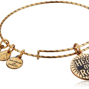 Alex and Ani Replenishment 19 Women's Game of Thrones, Hear Me Roar Charm Bangle, Rafaelian Gold, Expandable